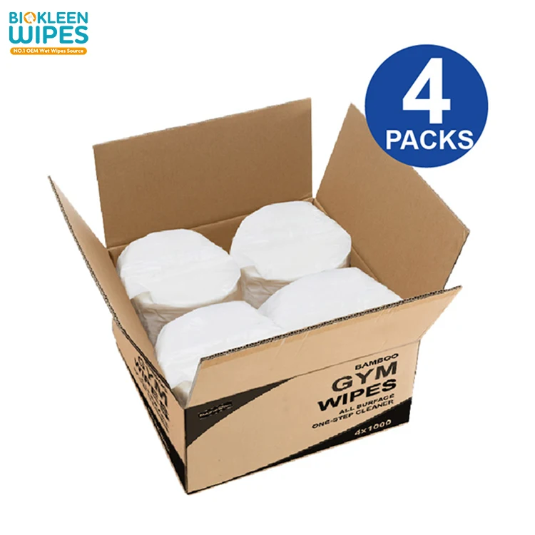 Biokleen Custom Big 800 Sheets/roll Gym Wipes Roll Resealable ...