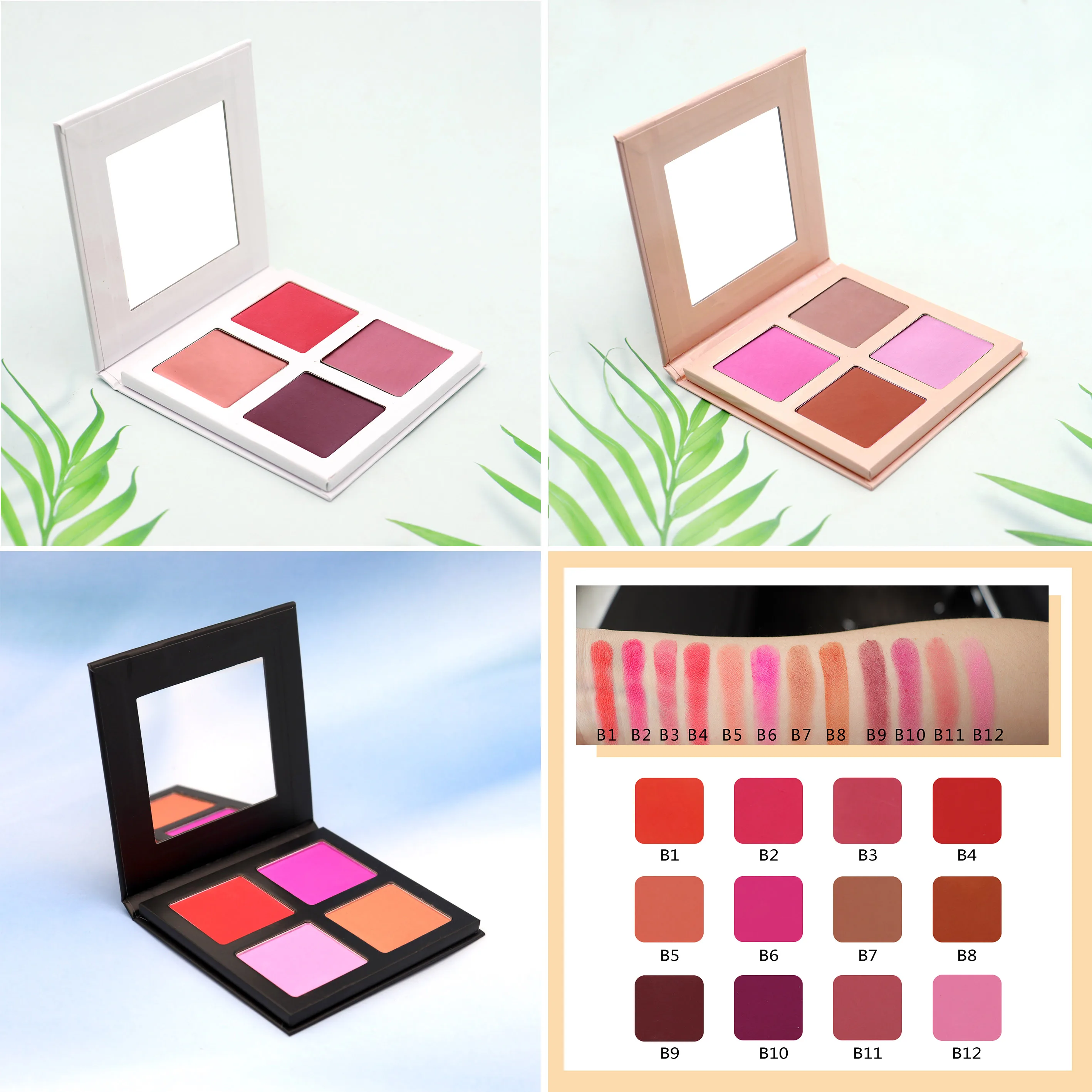 Oem Contour Blush Packaging Blush Palette Custom Blush Custom Logo ...