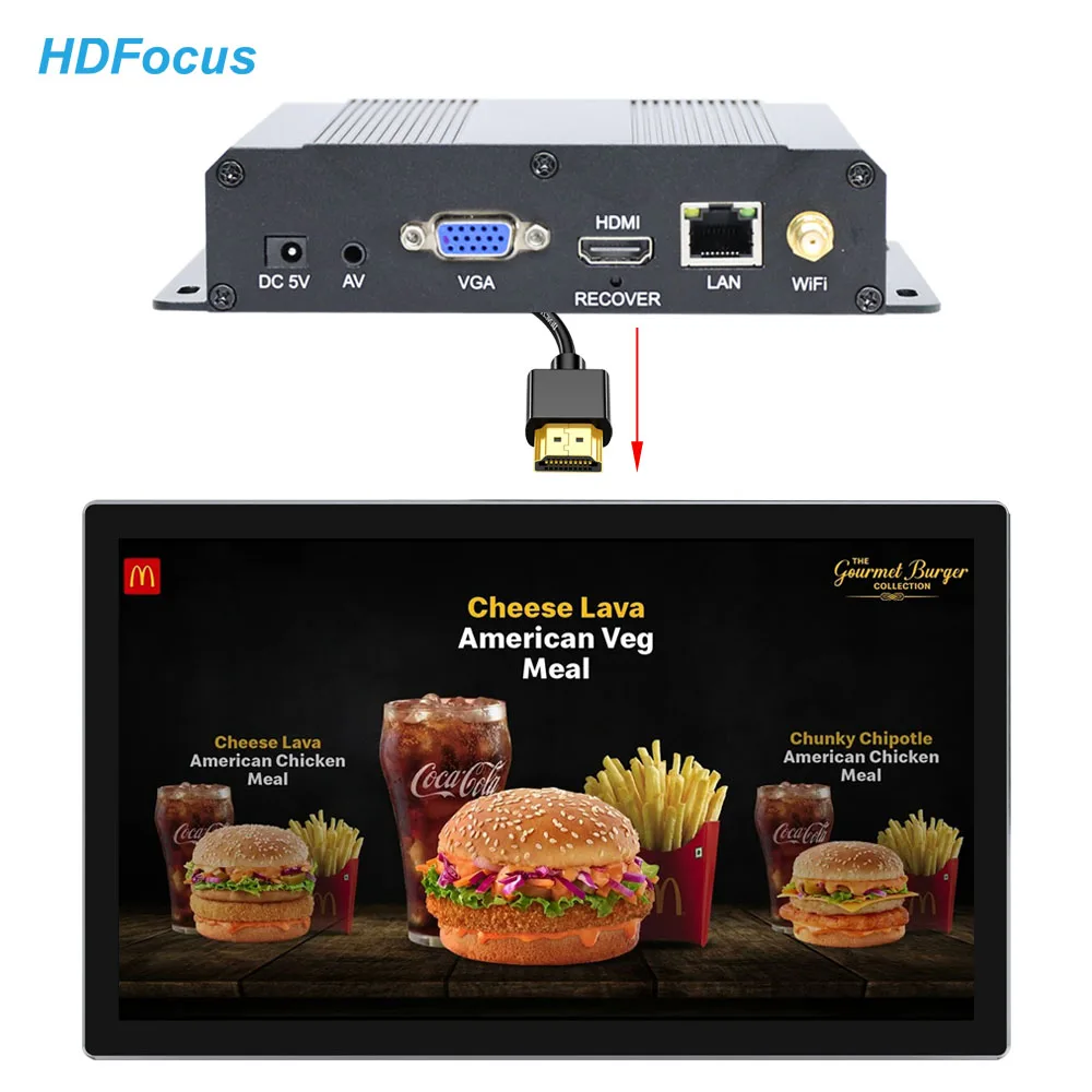 Reliable Digital Signage Indoor Media Player For Advertising With Cms ...