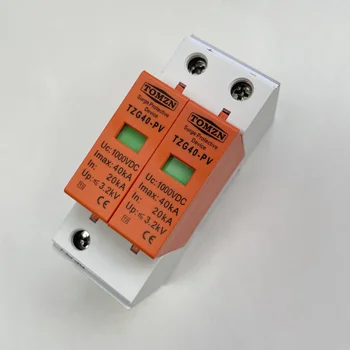 Tomzn Spd Dc 1000v 20ka~40ka House 2p 2 Pole Surge Protector Protective ...