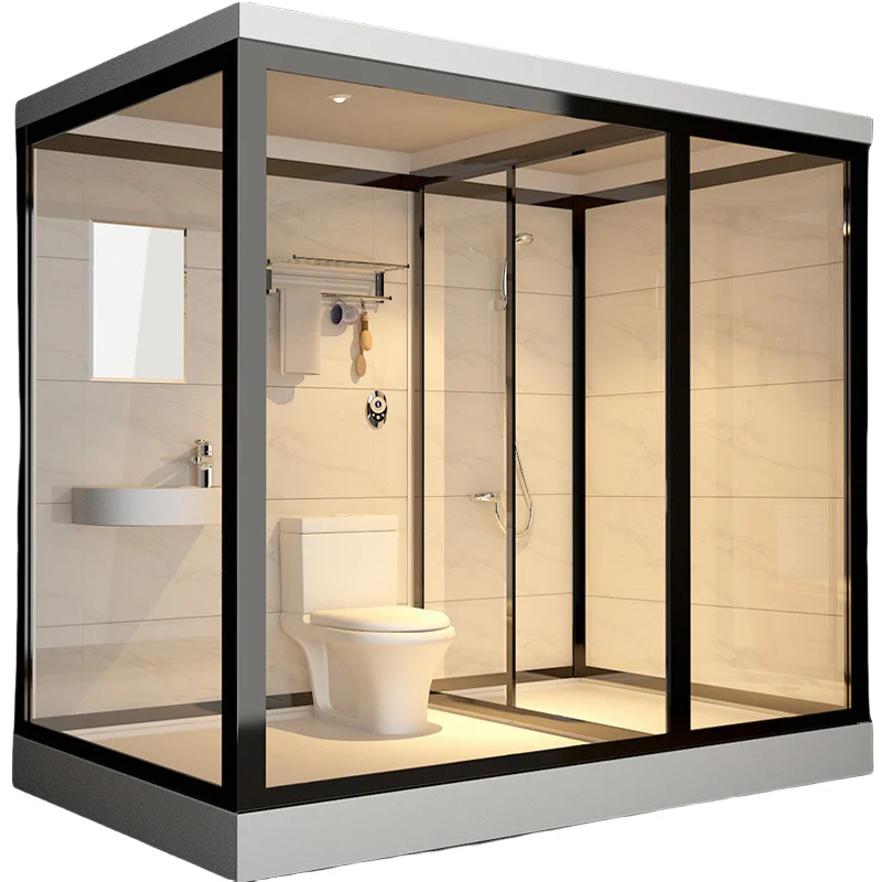 Luxury Prefab Bathroom Pod Integrated Shower Room Unit Integrated ...