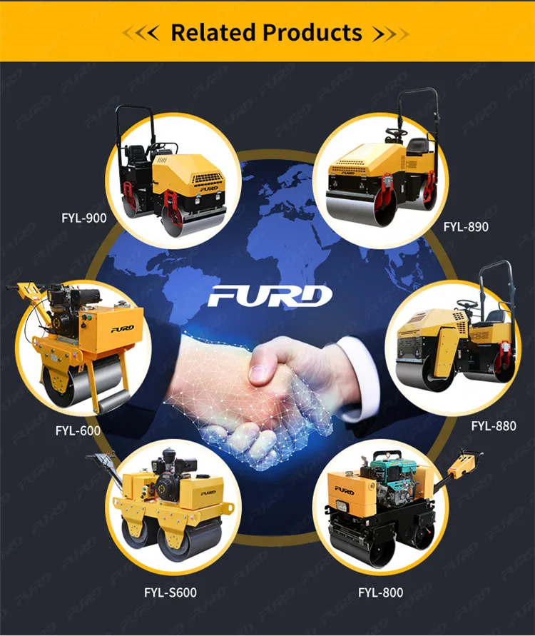 High Quality Asphalt Soil Compactor Vibratory Double Drum Road Roller ...