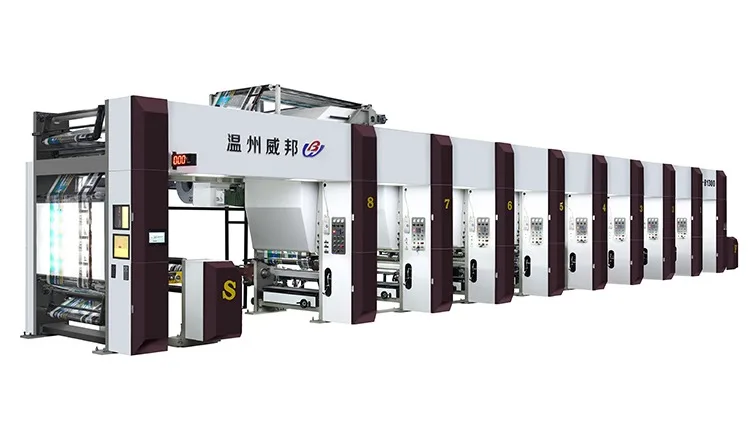 Factory Supplier High Speed Economic Logo Printing Machine Rotogravure ...