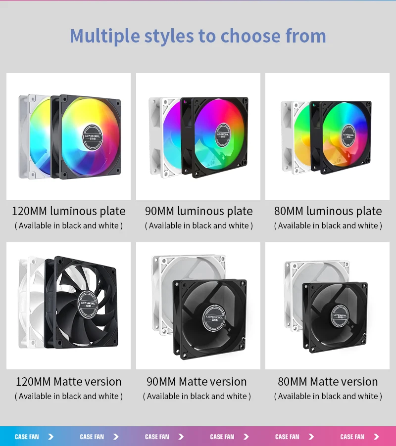 Lovingcool Argb Fans Pc Fan Rgb 120mm 12v Colorful Plastic Rgb Lights ...