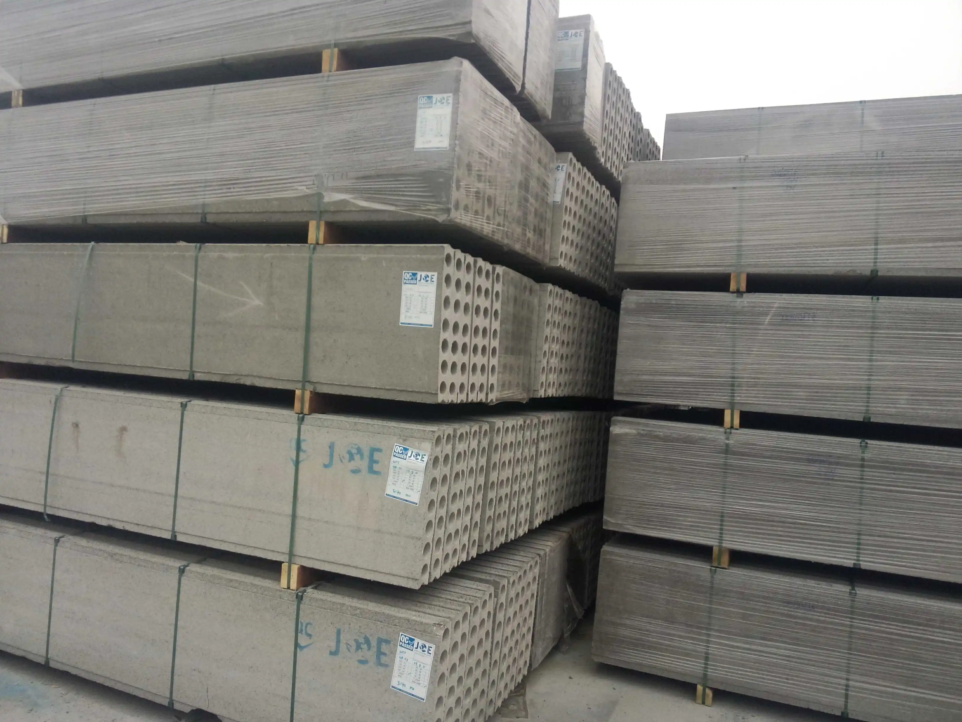 90mm Precast Hollow Core Slab Extrusion Machine Lightweight Concrete ...