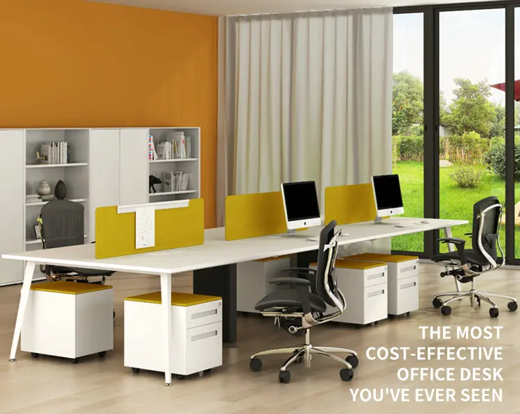 Wholesale Office Desks - Modern Workstations for 6 People