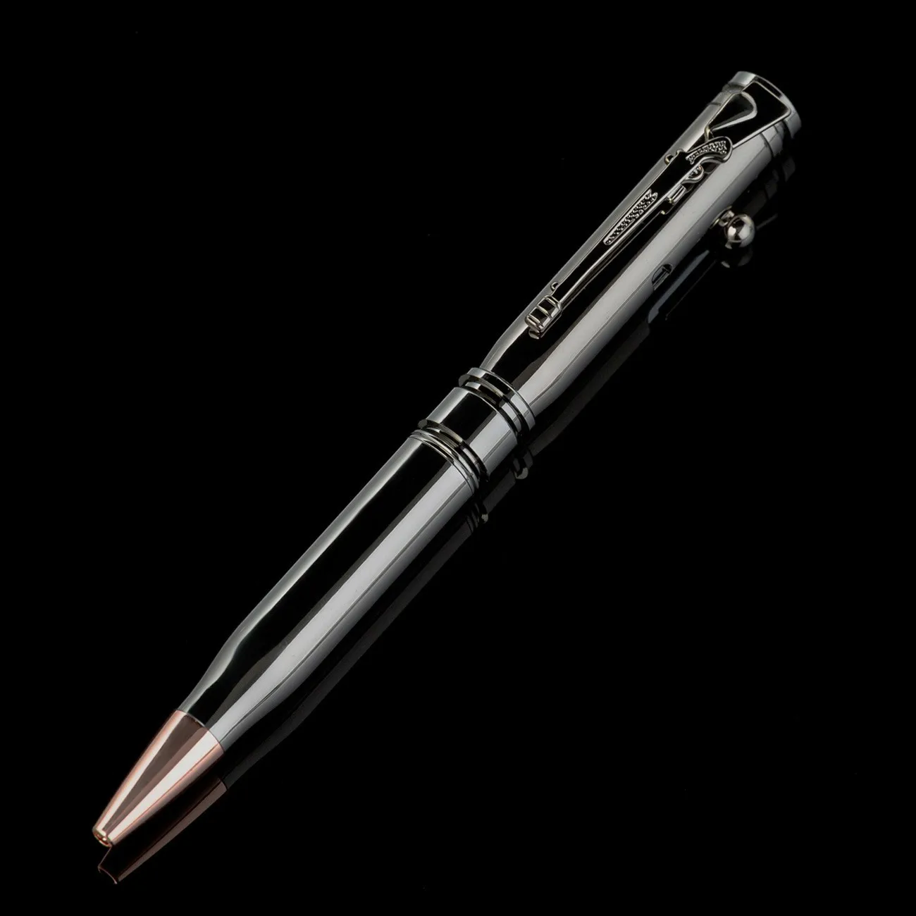 Gun Metal Bolt Action Bullet Pen - Luxury Writing Instrument