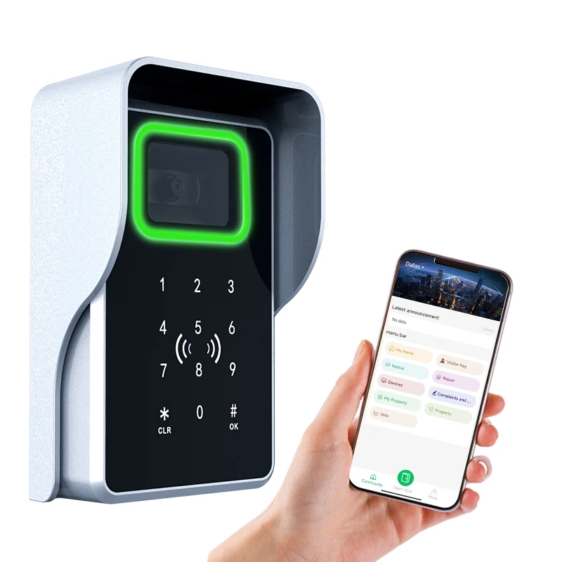 Thinmoo Ethernet smart QR code scanner remotely controlled APP access control system Q330 ...