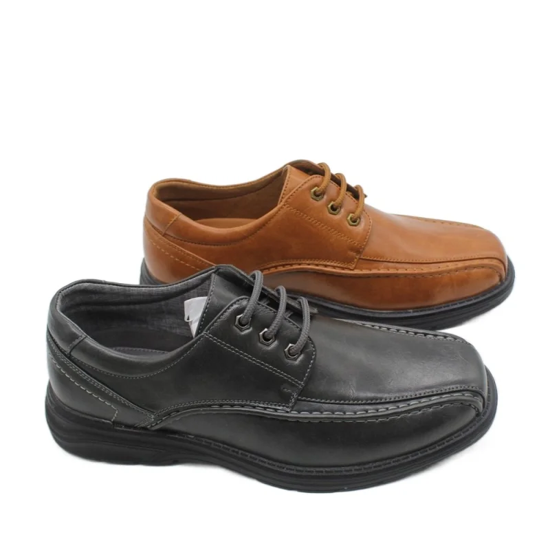 Lace-up Comfortable Pu Leather Shoes With Stitched In The Middle Of The ...