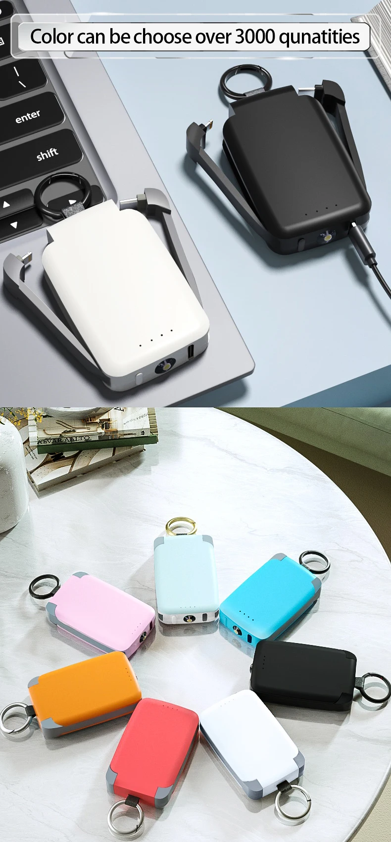 Portable Mobile Battery Slim Power Bank 2000mah 4000mah Small Portable ...