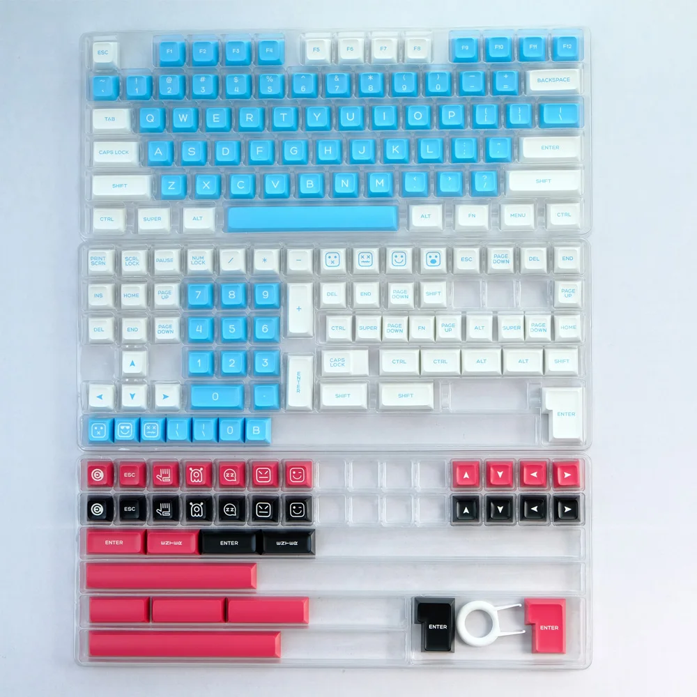 ABS Cyberpunk Keycaps - Double Shot SA Profile for 84/104 Keys