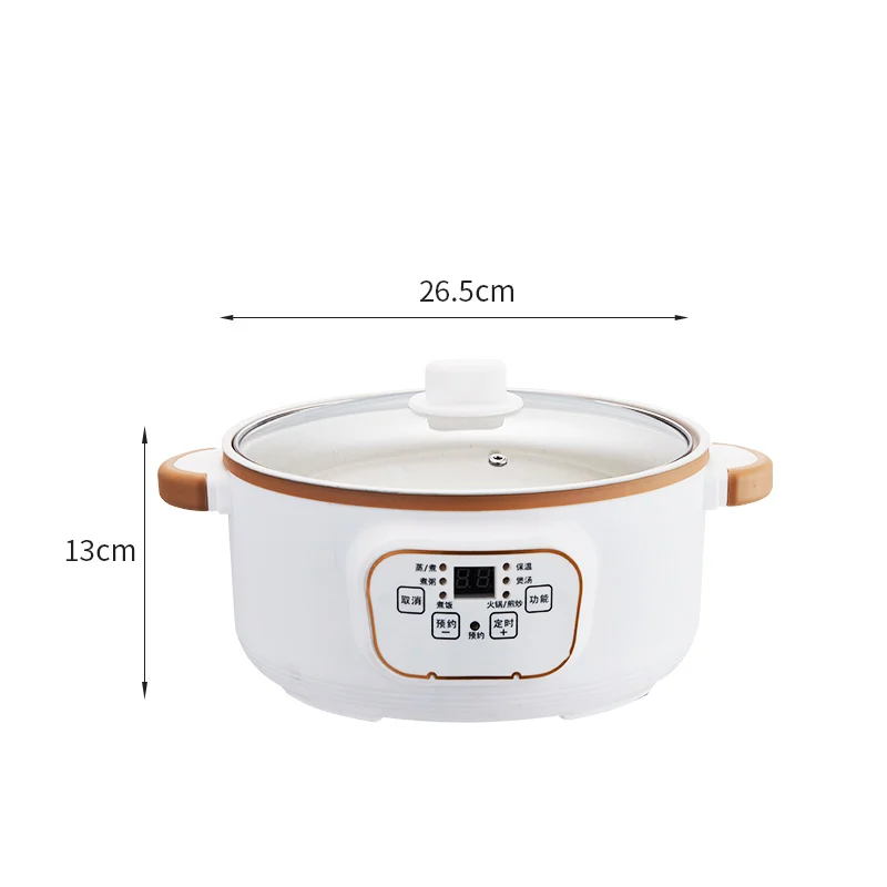 Single Mechanical Knob Control Electric Caldron Pot Adjustable Electric ...