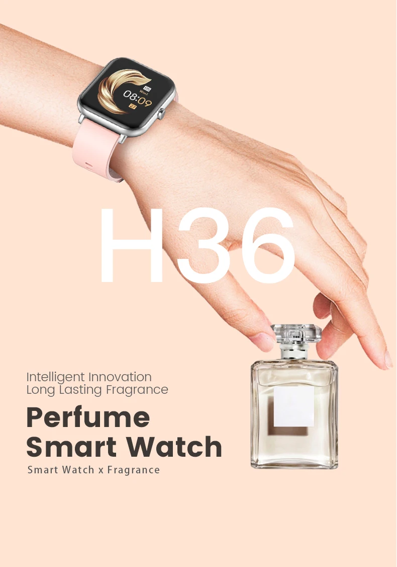 Fashion Decoration H36 Smart Watch 2024 Fitness Bracelet For Women Men ...