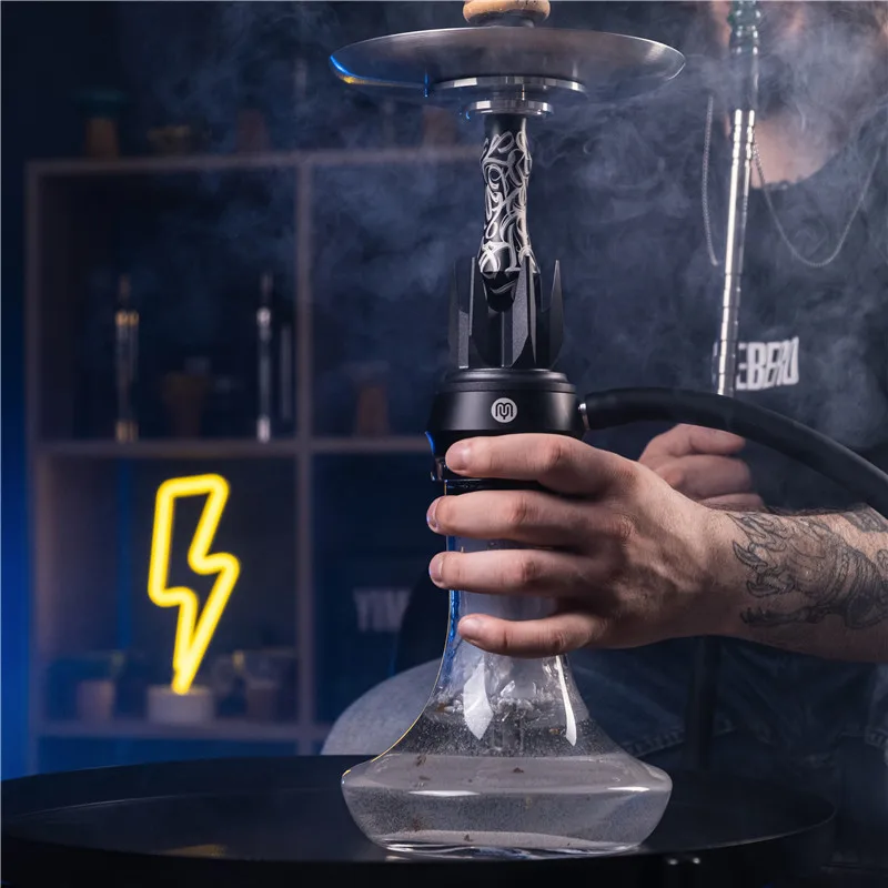 Yimi Hookah - Luxury Crown Design Hookah Set with Gift Box