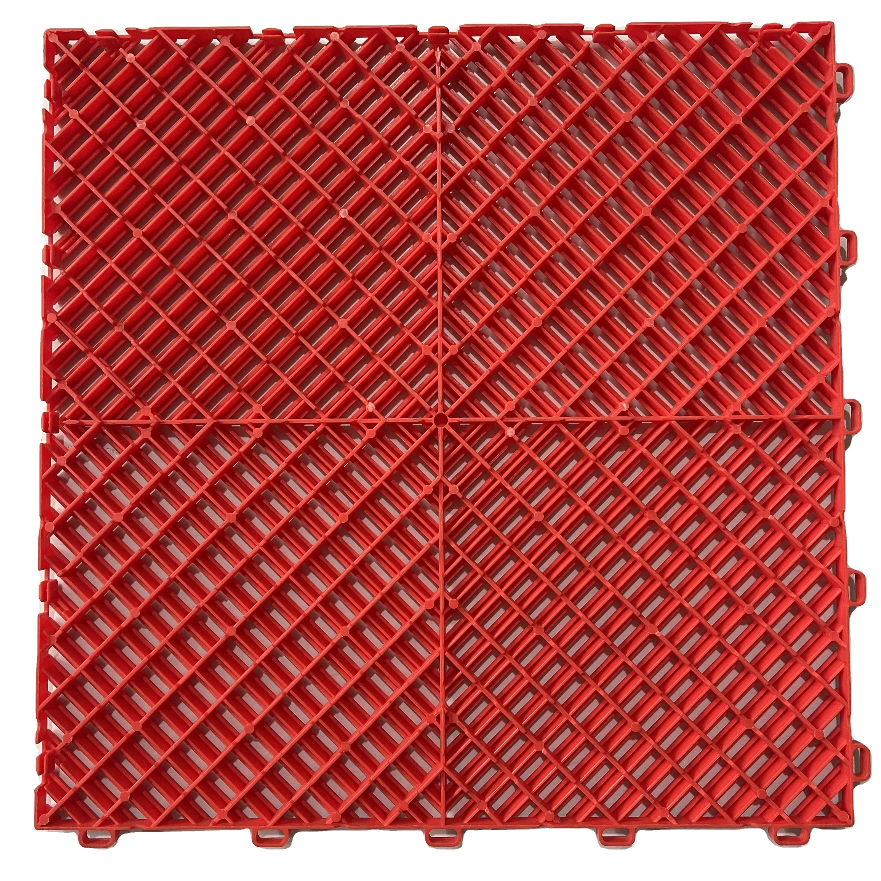 Readygo Drainage Garage Interlocking Plastic Floor Tiles - Buy Plastic ...