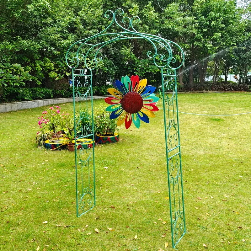 Metal Rose Steel Garden Arch - Eco-Friendly Metal Garden Trellis for ...
