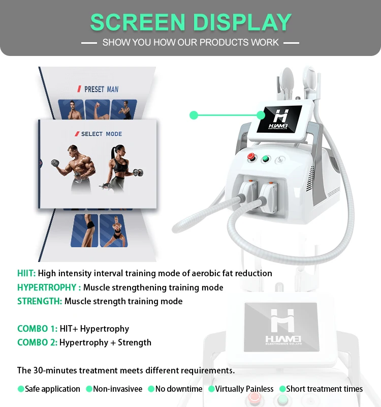 Em Tech Body Slim Neo Rf Pro Max Muscle Building Vertical Skin ...