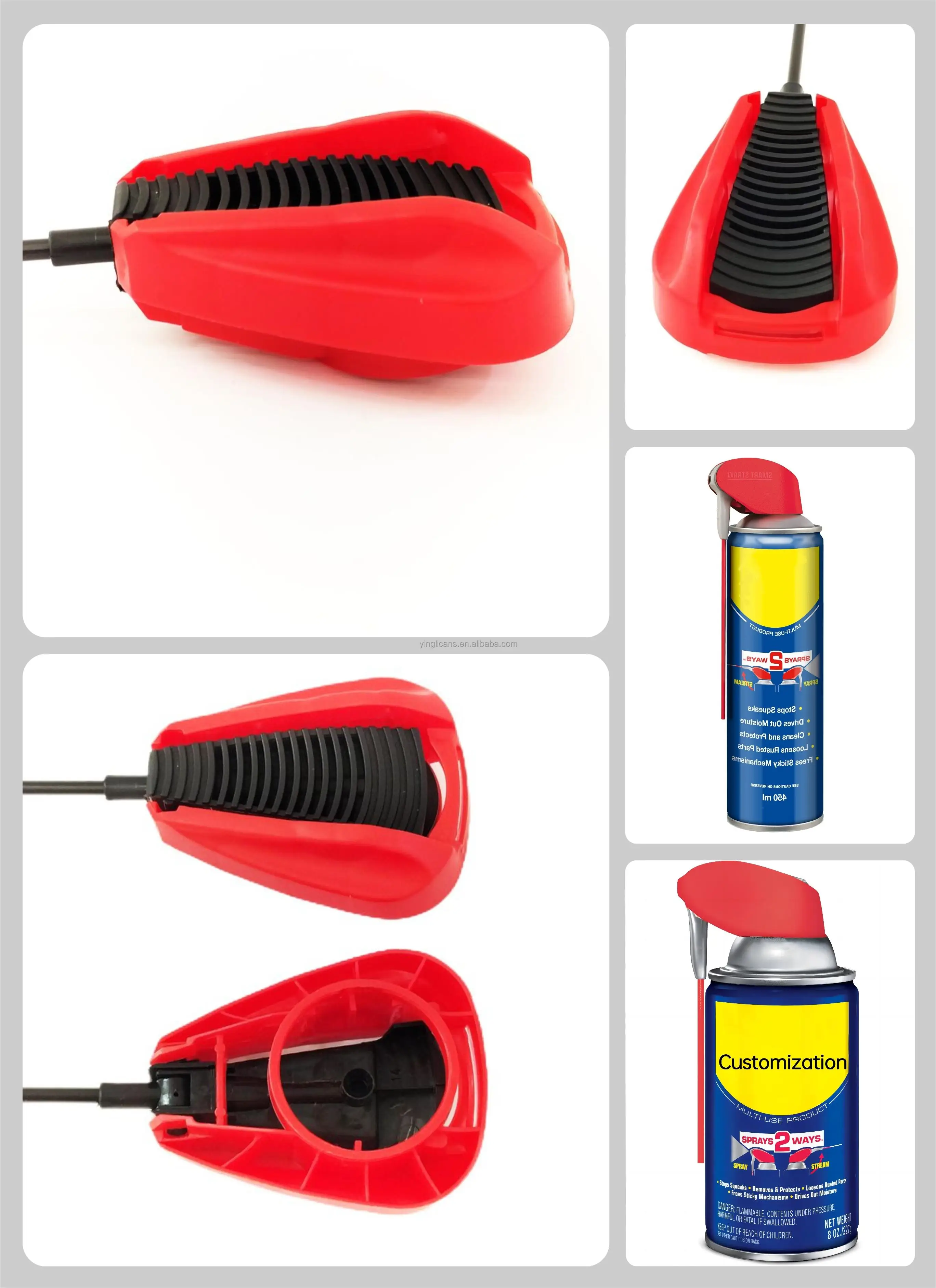 China Supplier Customize Lubricant Spray Can Valves Car Chain Aerosol ...