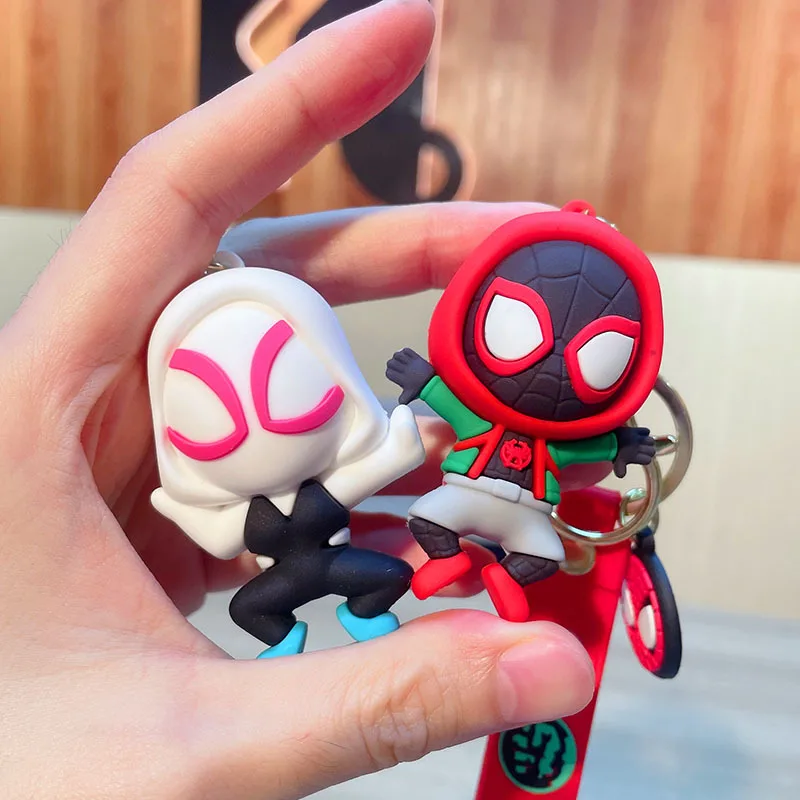 Cartoon Cool Pendant 3d Marvel Superhero Spider Keychain Wholesale ...