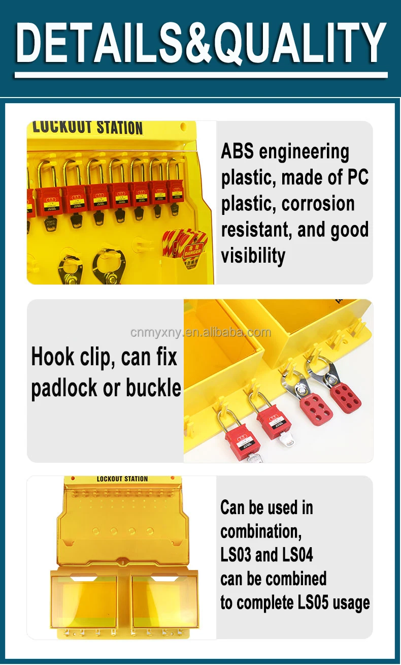 Portable LV Products Multi-Functional Safety Lock and Loto Management ...