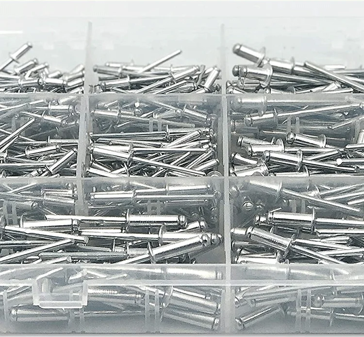 304 Stainless Steel Blind Rivets (#6-4) 3/16" Diameter X 1/4" Grip ...