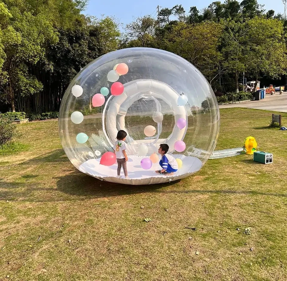 Transparent PVC Igloo Dome Tent Clear Inflatable Bubble House for ...