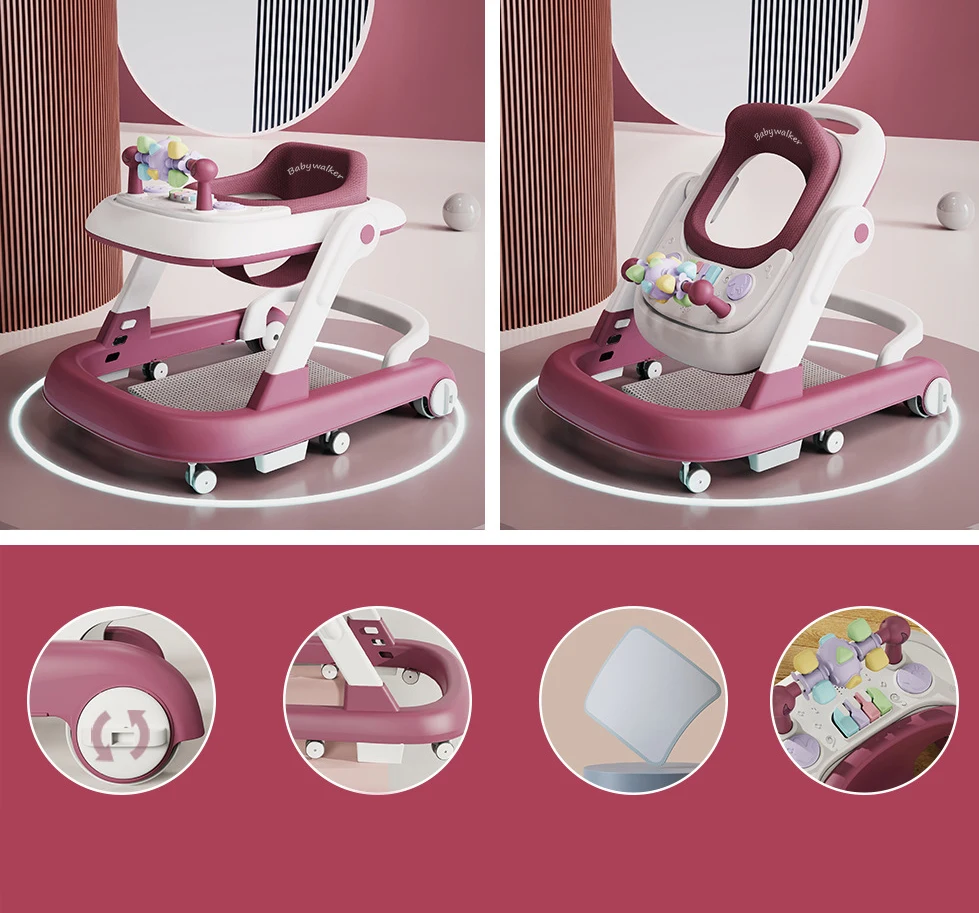 Alibaba.com: Foldable anti-O-leg baby walker with anti-rollover design ...