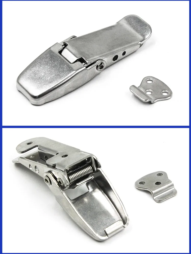 Stainless Steel Hasp Toggle Latch Lock Clasp Lock Marine Grade ...