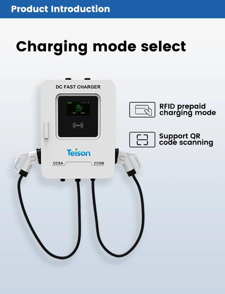Teison Dc 40kw电动家用壁式充电器快速充电站，带ocpp、射频识别和ccs1/2连接器 - Buy 40kw Ev充电器,直流电动 ...