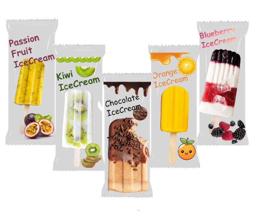 Eco-friendly Food Grade Custom Print Logo Heat Seal Three Sides Back ...