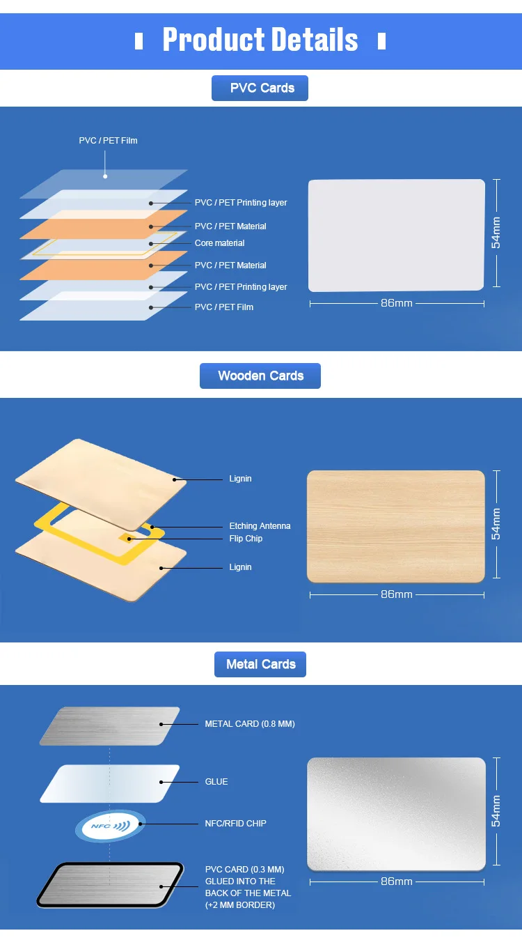 Luxury High-end RFID Nfc Metal Card Custom Blank Business Gold Sliver ...