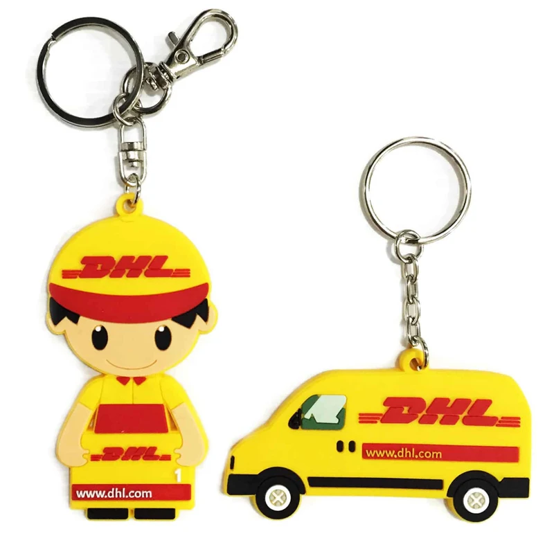 Custom Logo 2d Embossed Rubber Soft Pvc 3d Print Promotional Keychains ...