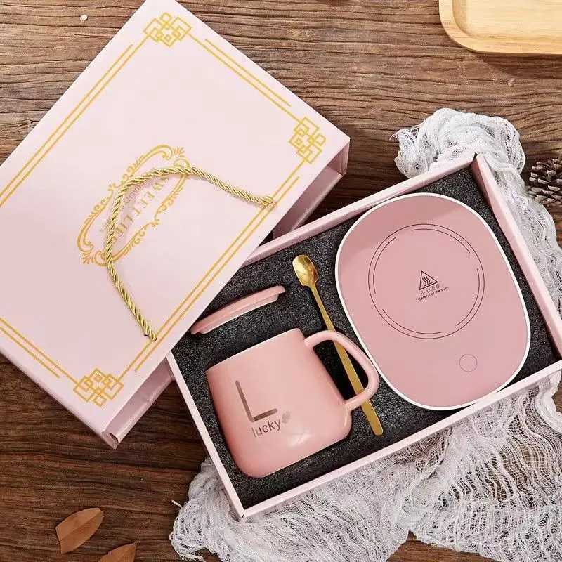 Light Luxury Coffee Mug Set Package Gift Box And Bag Ceramic Coffee ...