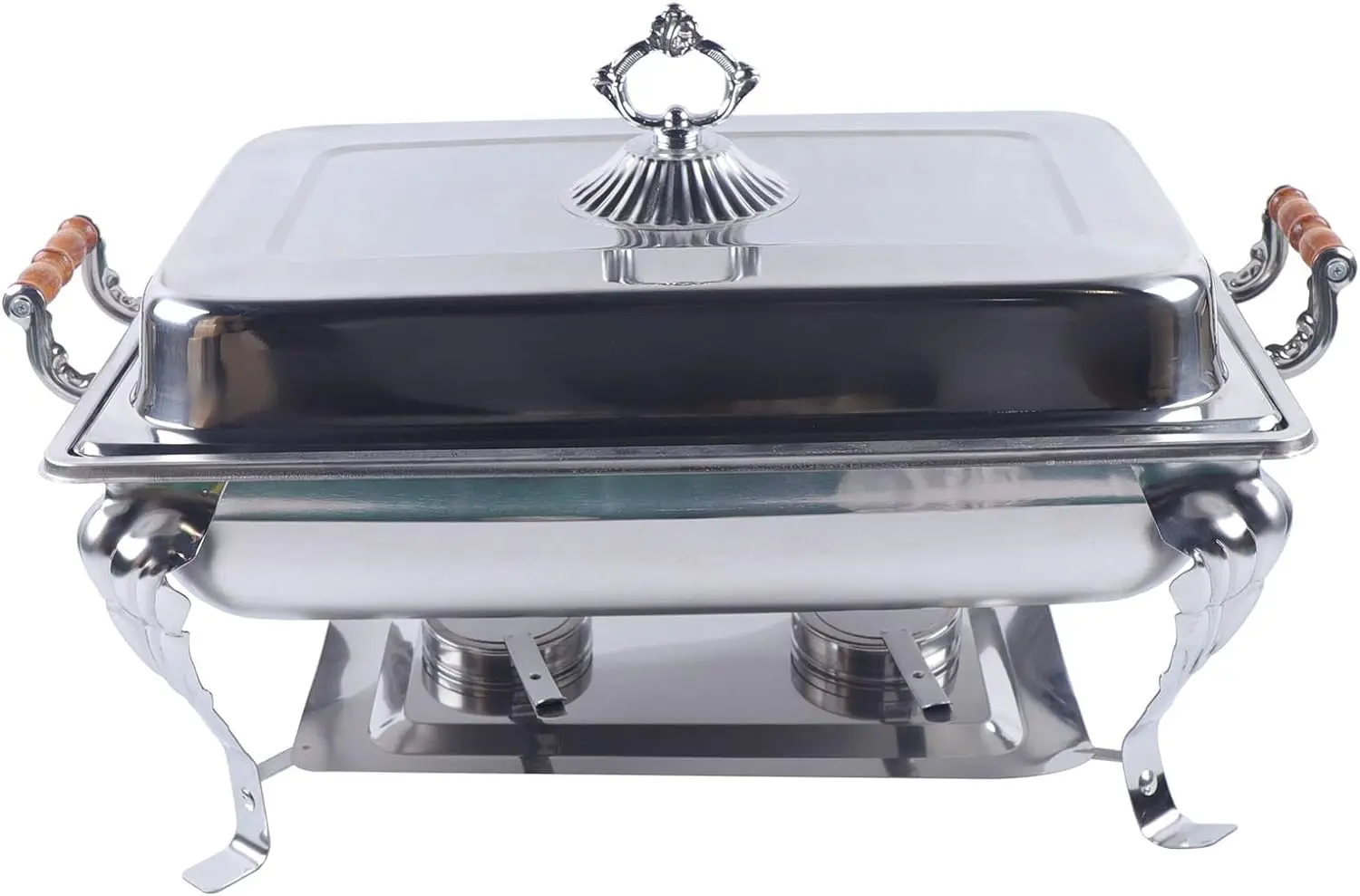 9L Stainless Steel Chafing Dish Buffet Set Rectangular Food Insulation ...