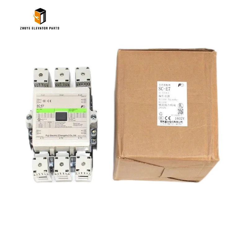 Fuji Industrial-Style Elevator Contactor SC-E7 DC110V AC110V