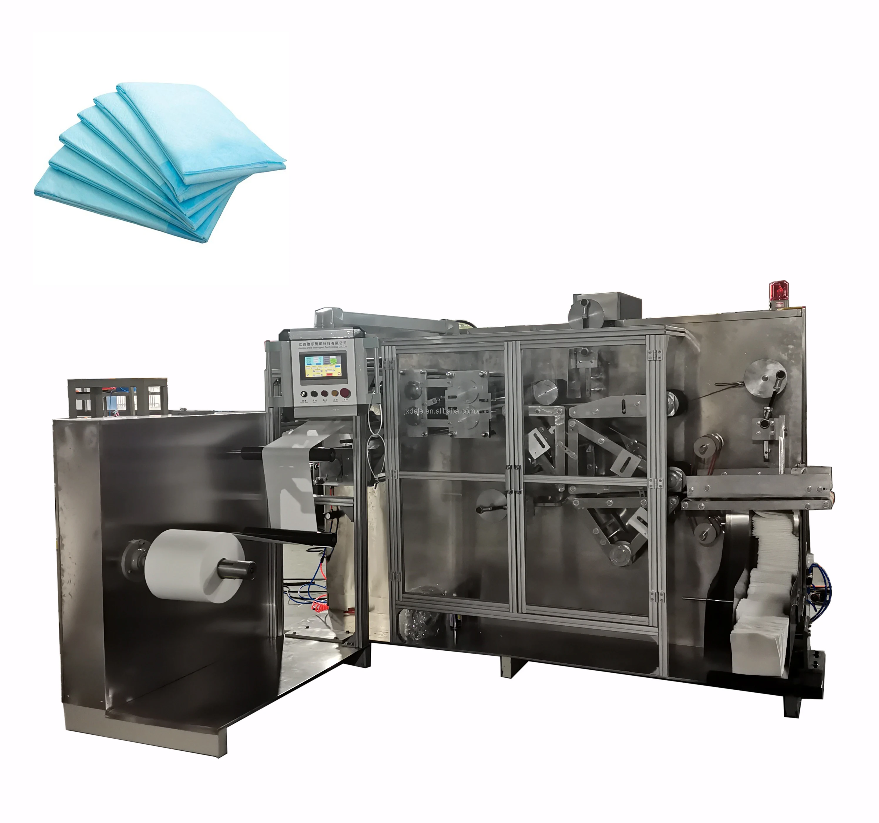 Full Servo Disposable Adult Diapers Machine Economic Sanitary Napkin ...