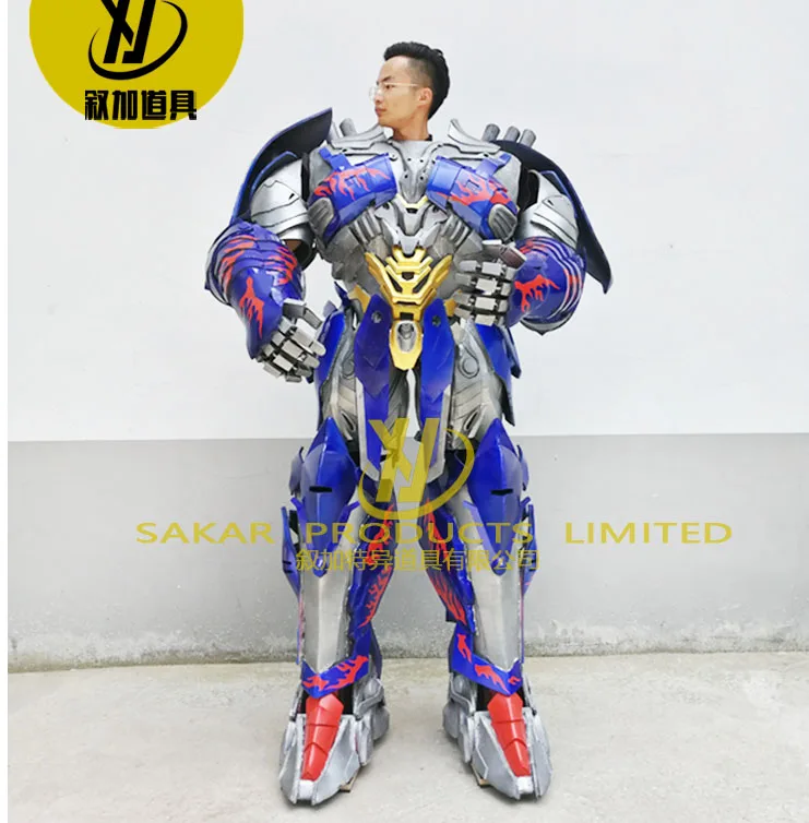 Customized Cosplay Human Size Wearing Robot Led Costume Party Robot Led ...