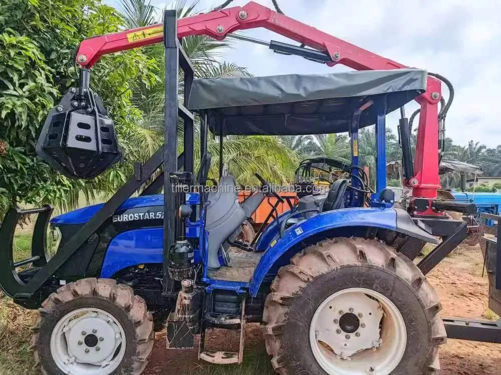Palm Oil Fruit Harvester Crane with 4-Jaw Grapple - Efficient Machine ...