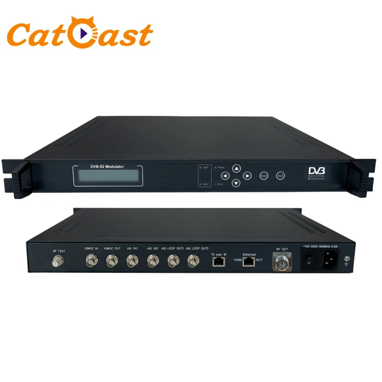 IP ASI Modulator for Hotel DTV Systems Satellite Broadcasting DVBS ASI ...