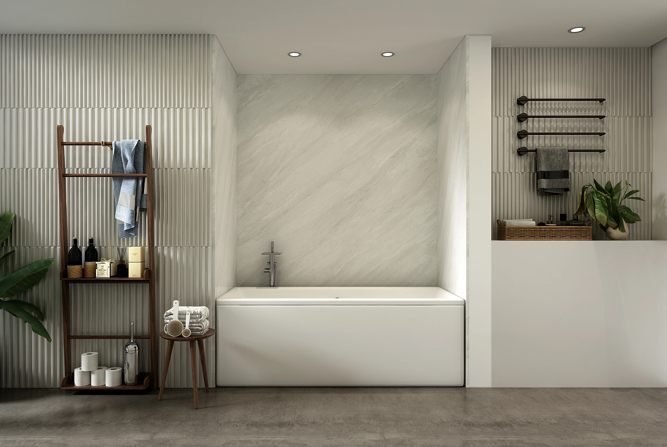 SMC PVC Wall Panel - Waterproof Artificial Marble Surround