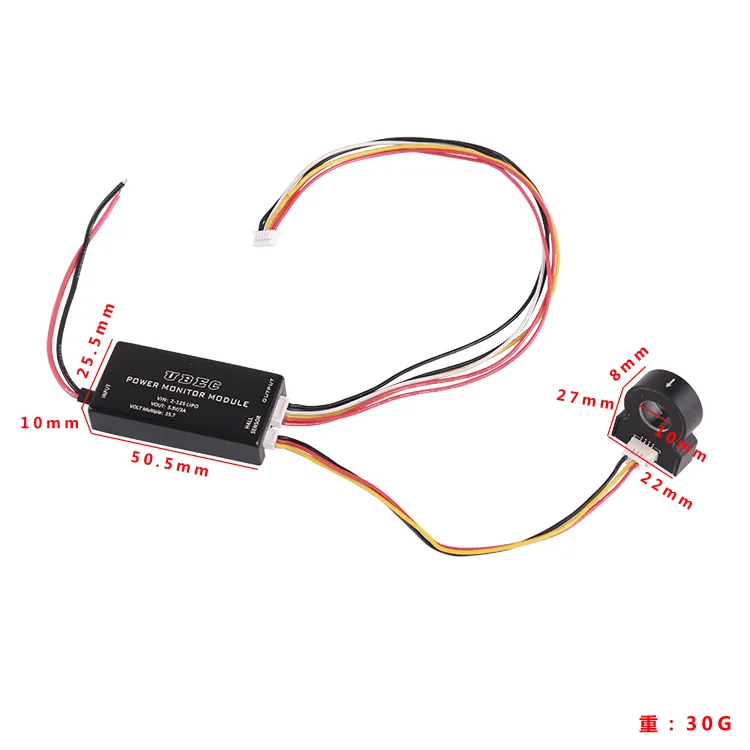 APM/Pixhawk 200A Hall Current Meter Supports 12S UBEC Power Supply ...