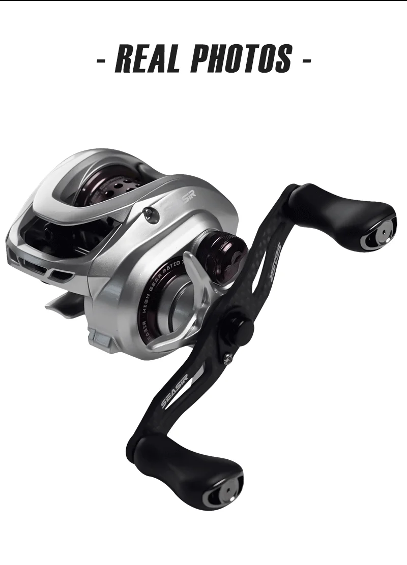 High Quality Commando OEM Black Baitcasting Reel Ultralight