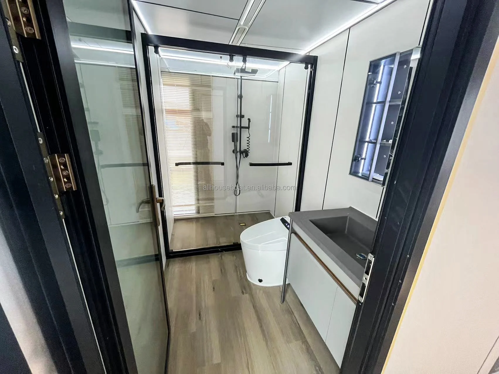 Allhouse HB-1370 Luxury Smart Floating Houseboat - New!