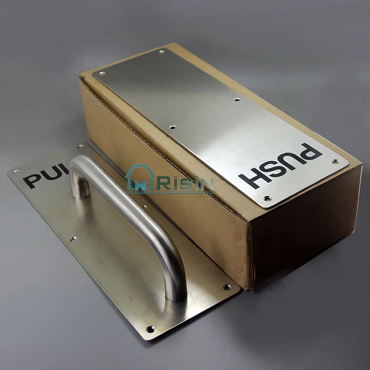 Polished Stainless Steel Push And Pull Sign Plate - Buy Sign Plate,Push ...