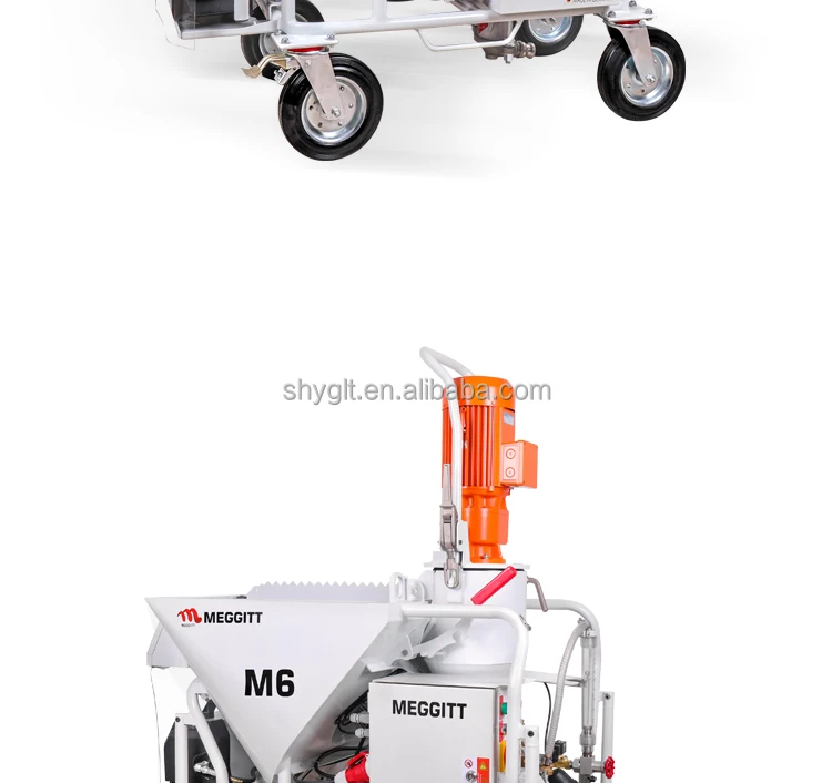Autmomatic M6 Mortar Plastering Machine High Quality Gypsum Spraying ...