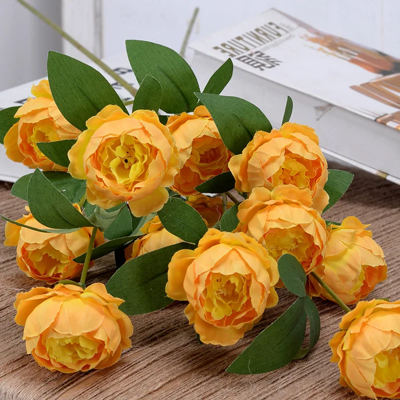 Home Hotel Wedding Christmas Tables Decorations Diy Artificial Flowers ...