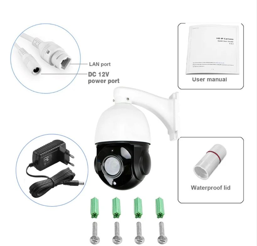 22X Zoom IR 100m Outdoor Hik-Vision Protocol Poe 1080p Security Camera