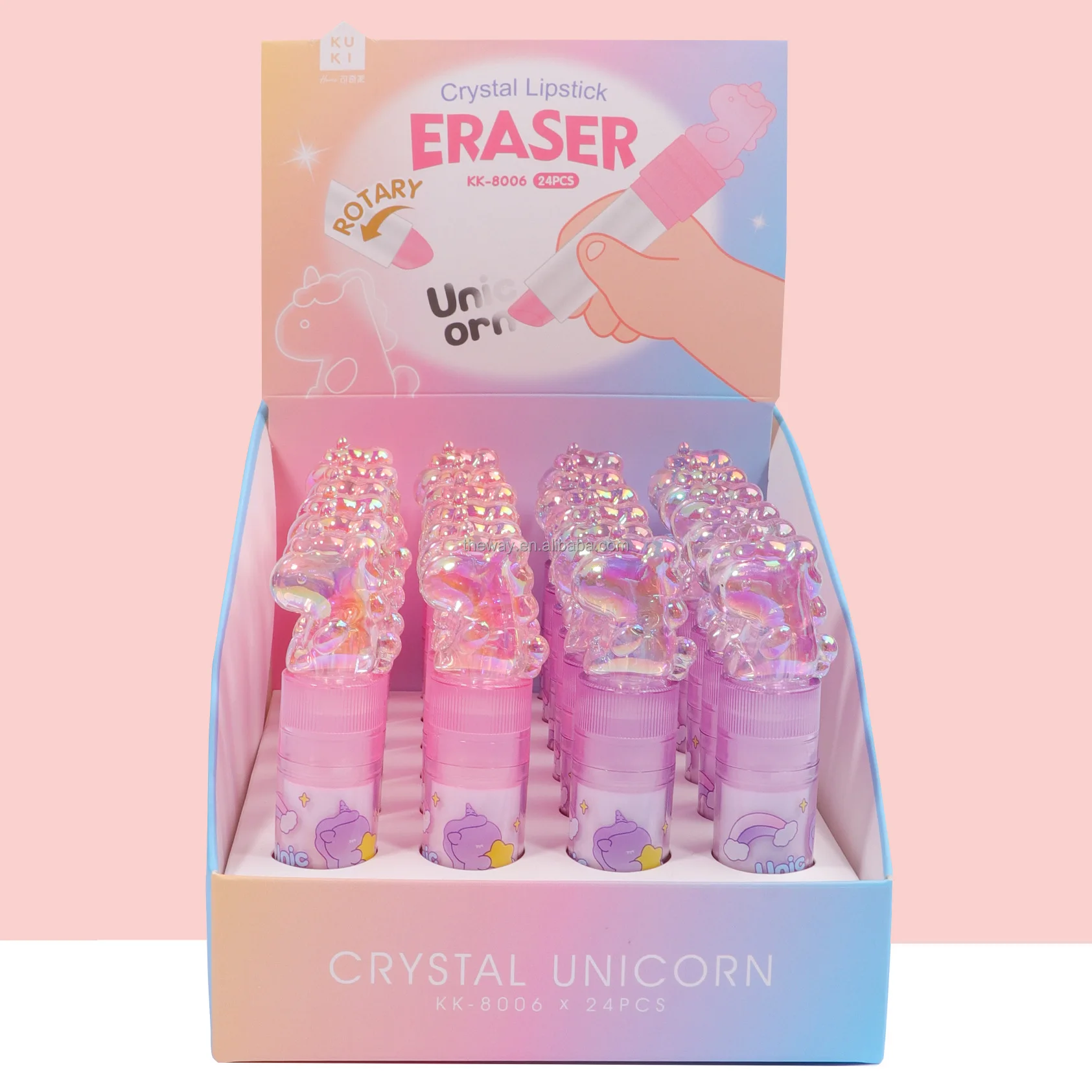 Cat Paw Unicorn Bear Eraser - Promotional Retractable Eraser