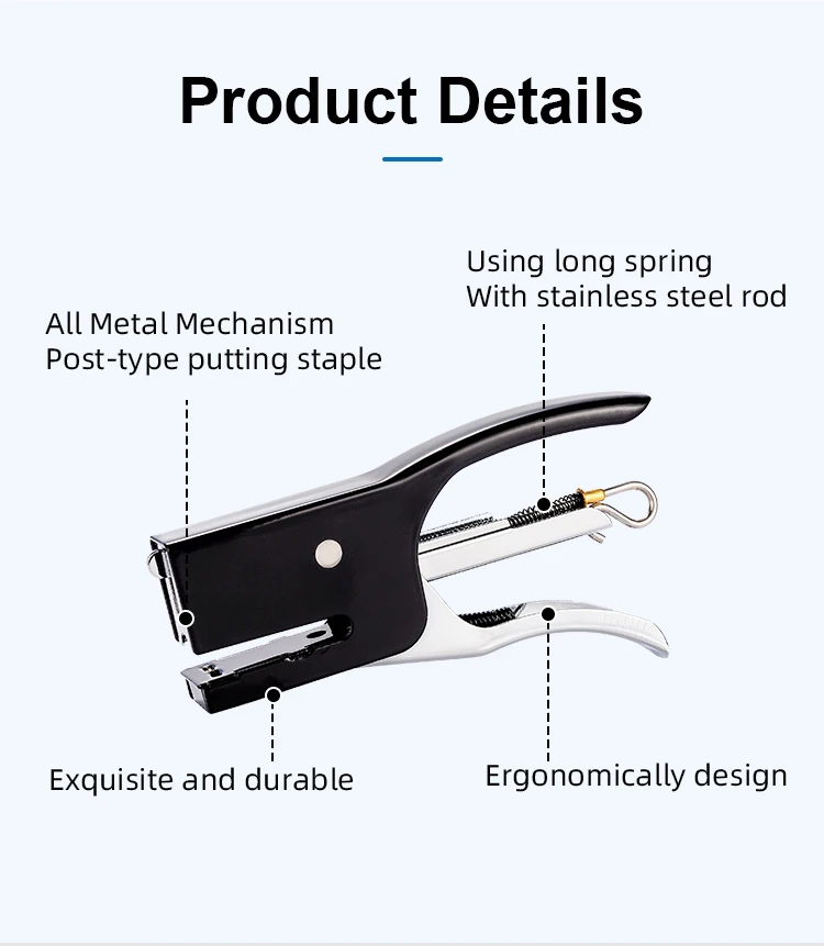 Ergonomics Saving Design Metal Hand Stapler Manufacturers Hand Pliers ...