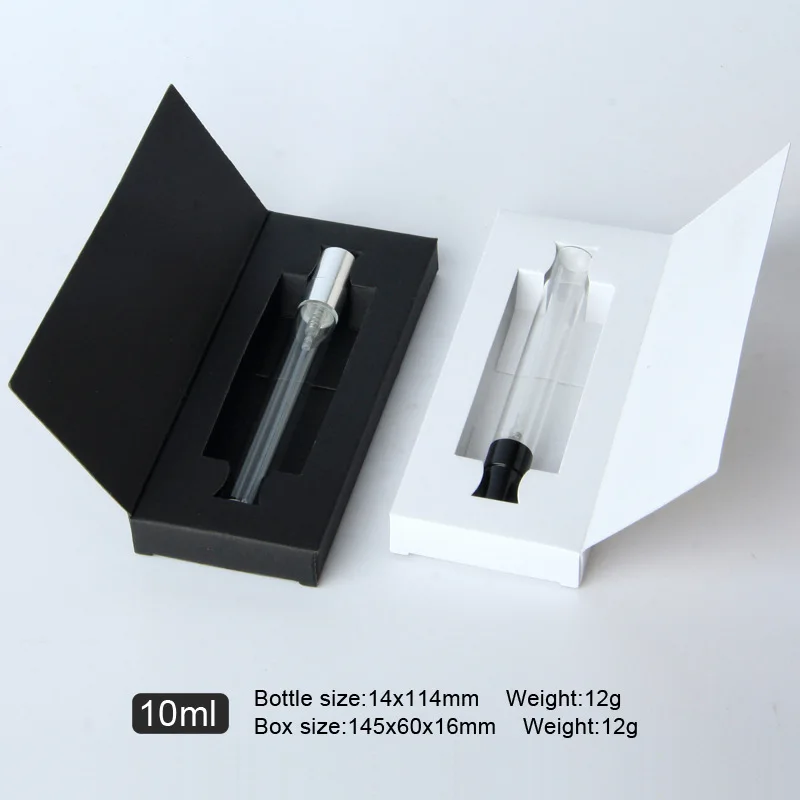 Custom Carton 5ml 10ml Vial Spray Bottle Perfume Tester